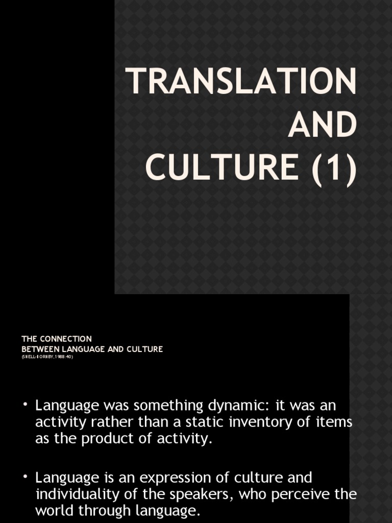 M4 TRanslation and Culture | PDF | Translations | Cognition