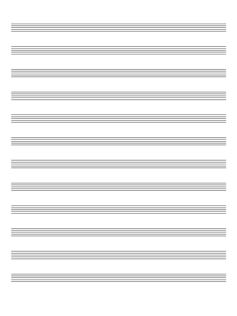 Hoja Pentagramada 12 Sistemas | PDF