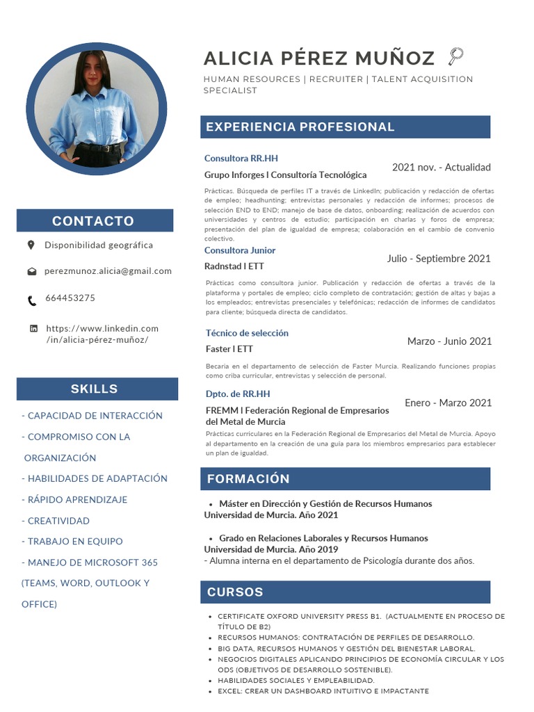 CV+ALICIA+PÉREZ+M | PDF