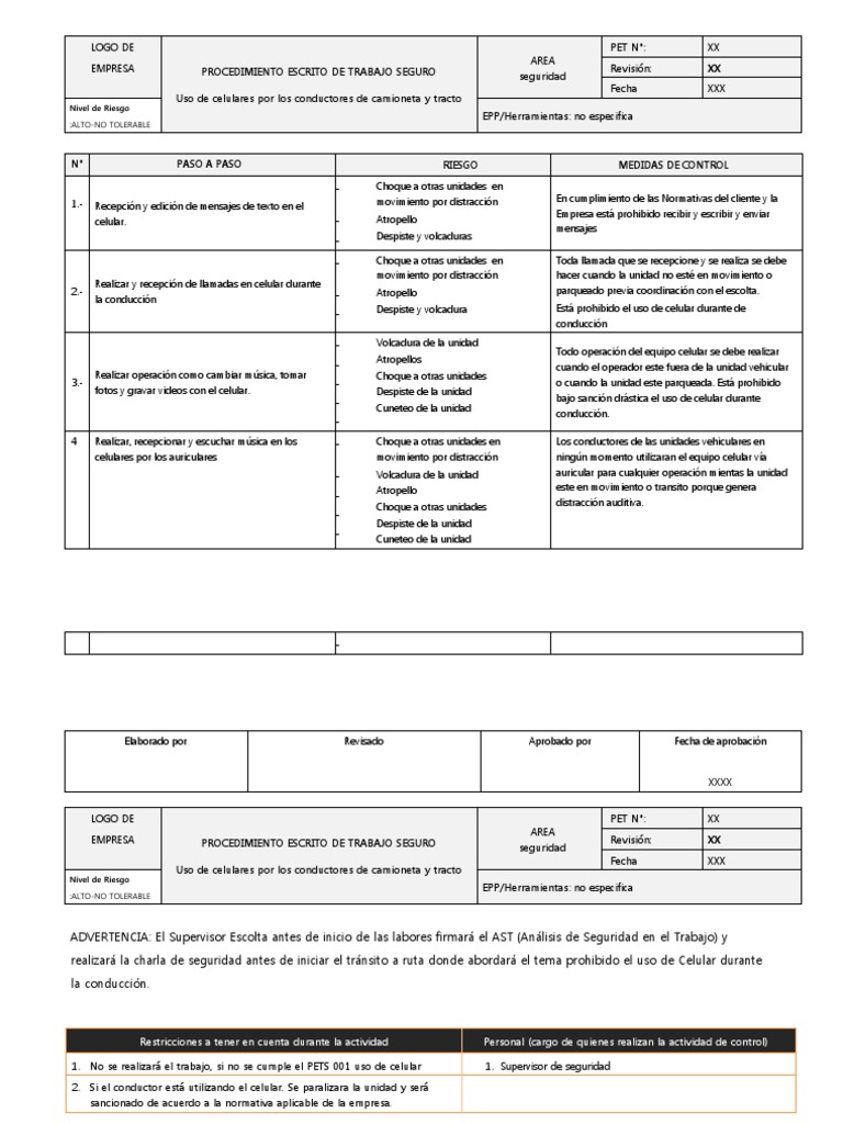 Prohibición uso celular conductores | PDF