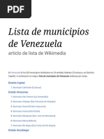Mapa Del Estado Falcón Con Sus Municipios | PDF