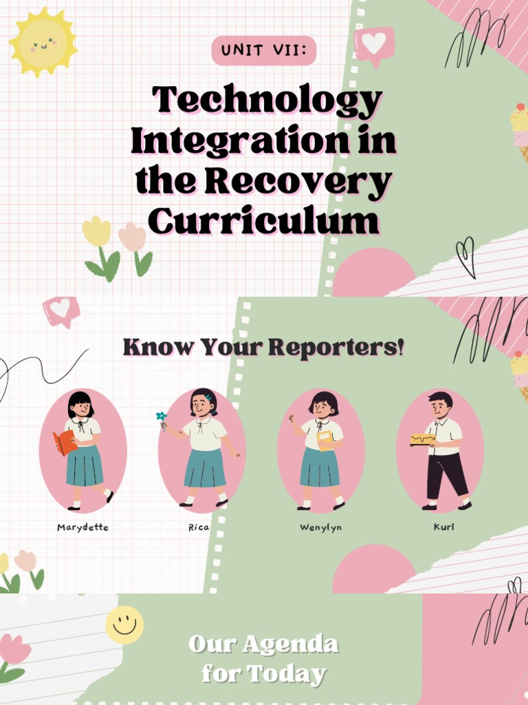 Unit 7 Technology Recovery Curriculum | PDF