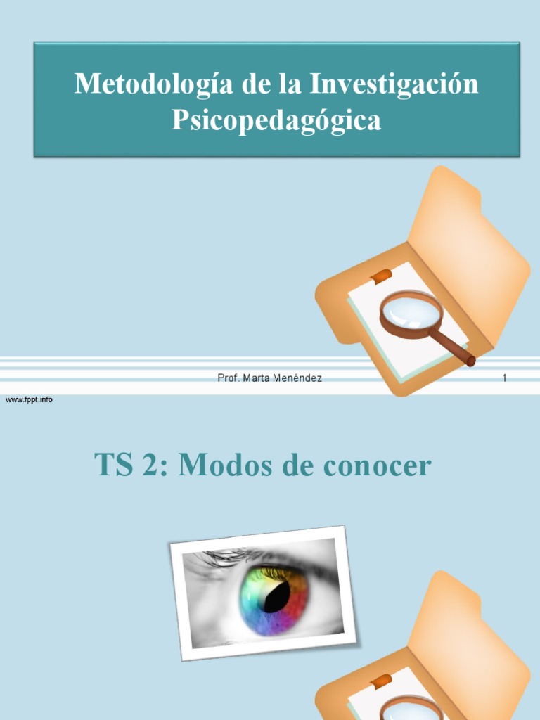 TS2-Modos de Conocer | PDF