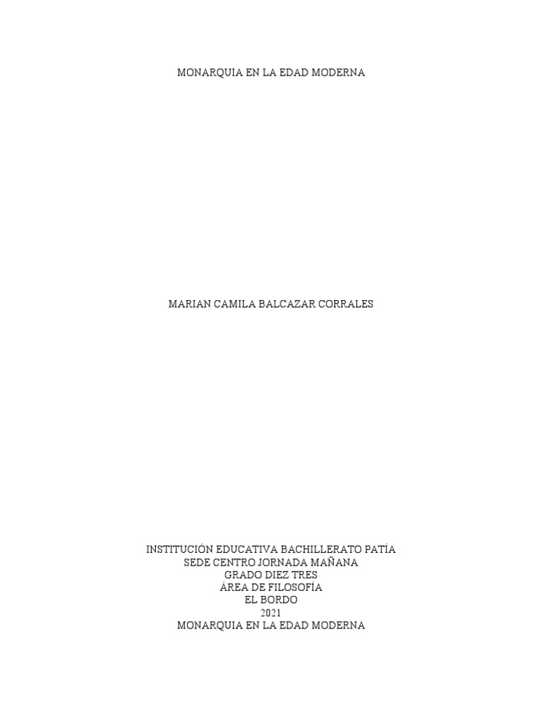 Monarquia En La Edad Moderna Descargar Gratis Pdf Reino De