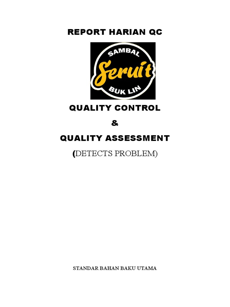 REPORT HARIAN QC | PDF