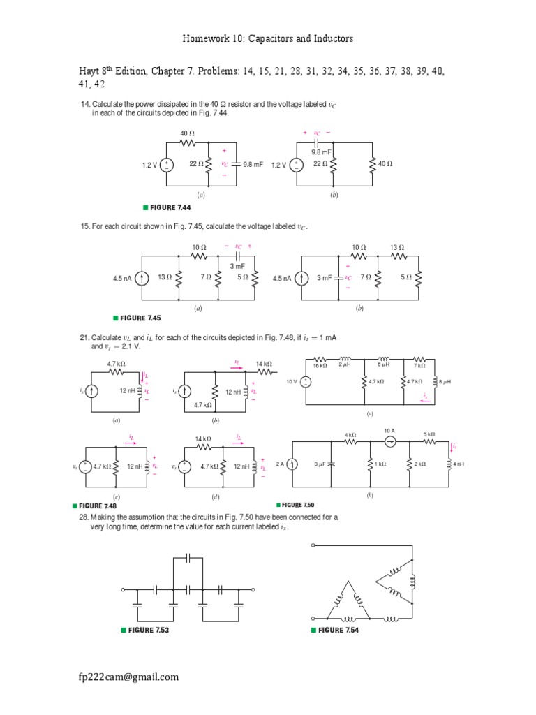 Circuits1 hw10 2023 Opt-V2 | PDF
