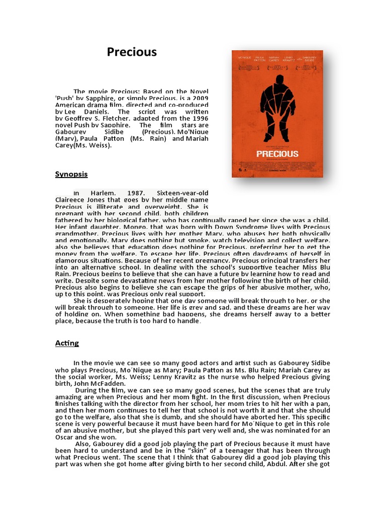 Film Review of The Movie Precious | PDF