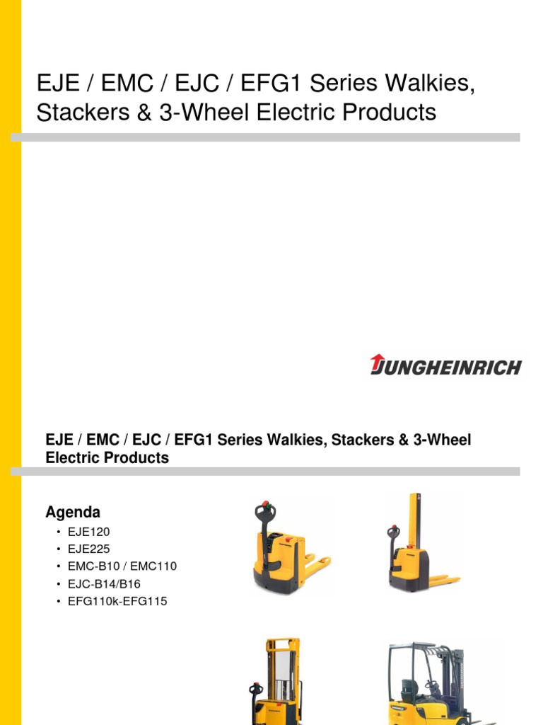 Eje-120, 225, Emc-B10, 110, Ejc-B14, 16 Patinetas, Stackers. Efg-110 ...