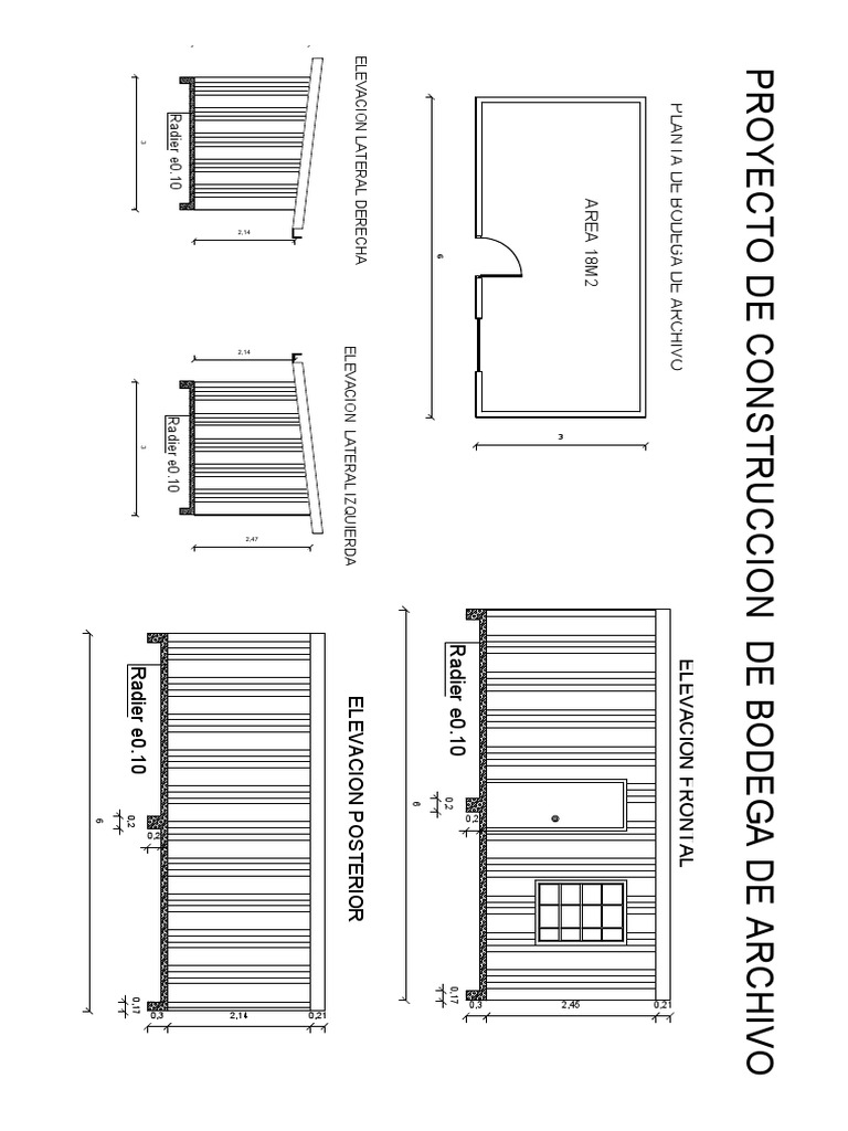 Proyecto de Construccion Bodega de Archivo | PDF