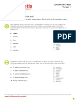 Aptis Test 1 | PDF