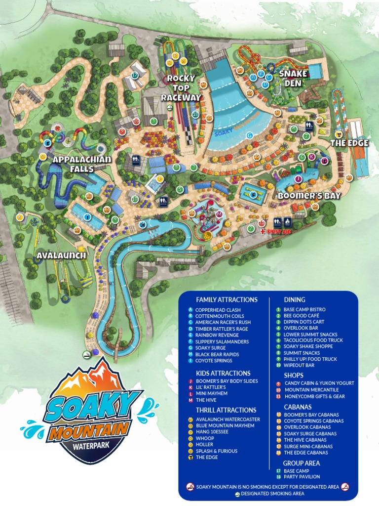 2022 Soaky Park Map | PDF