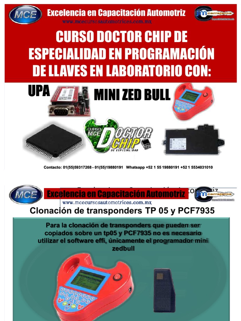 29 MCE Curso Doctor Chip de Especialidad en Programacion de Llaves en ...