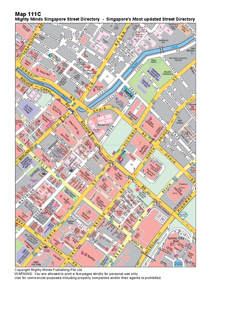 Singapore Street Directory 2023 | PDF
