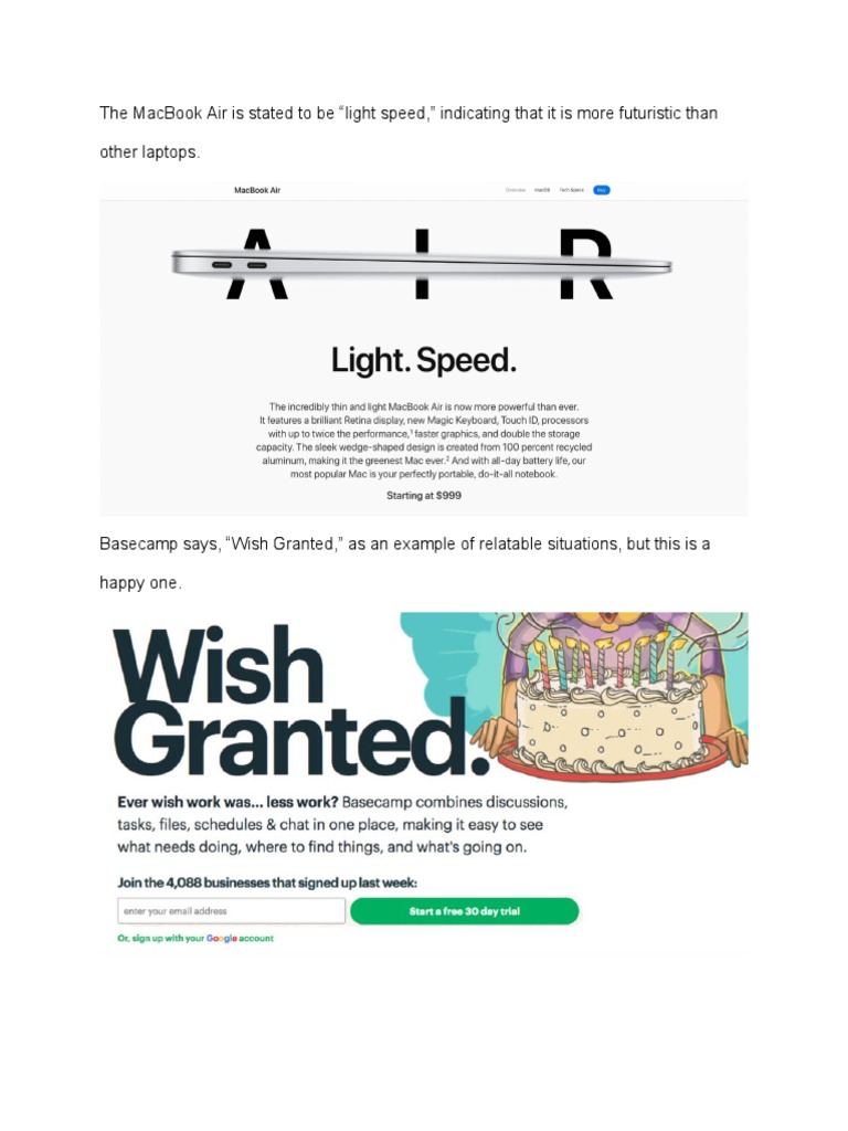 5 Copywriting Examples | PDF