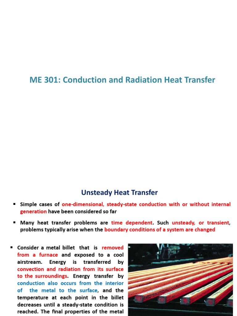 05. Unsteady Heat Transfer Lump | PDF | Thermal Conduction | Heat Transfer