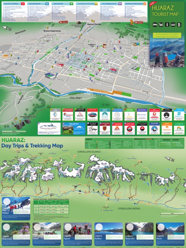Huaraz Map 2021 | PDF
