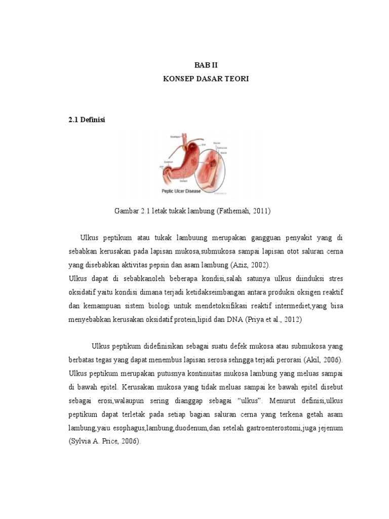 Ulkus Peptikum-1 | PDF | Kajian Bahasa Asing | Kesehatan Holistik