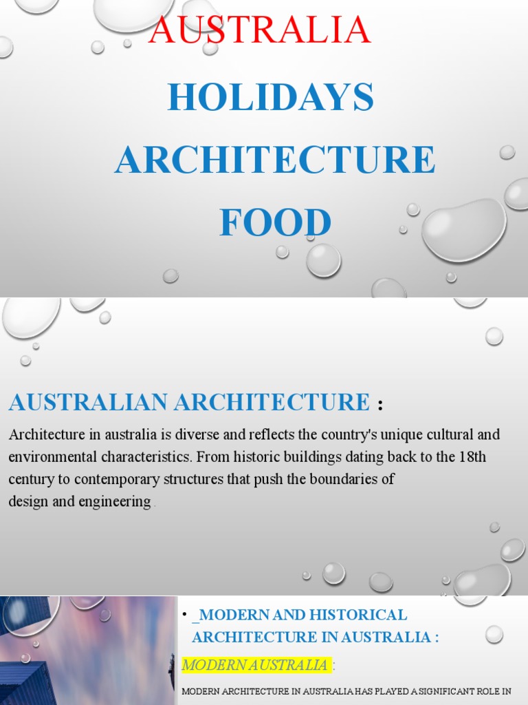 AUSTRALIA | PDF | Australia | Cuisine