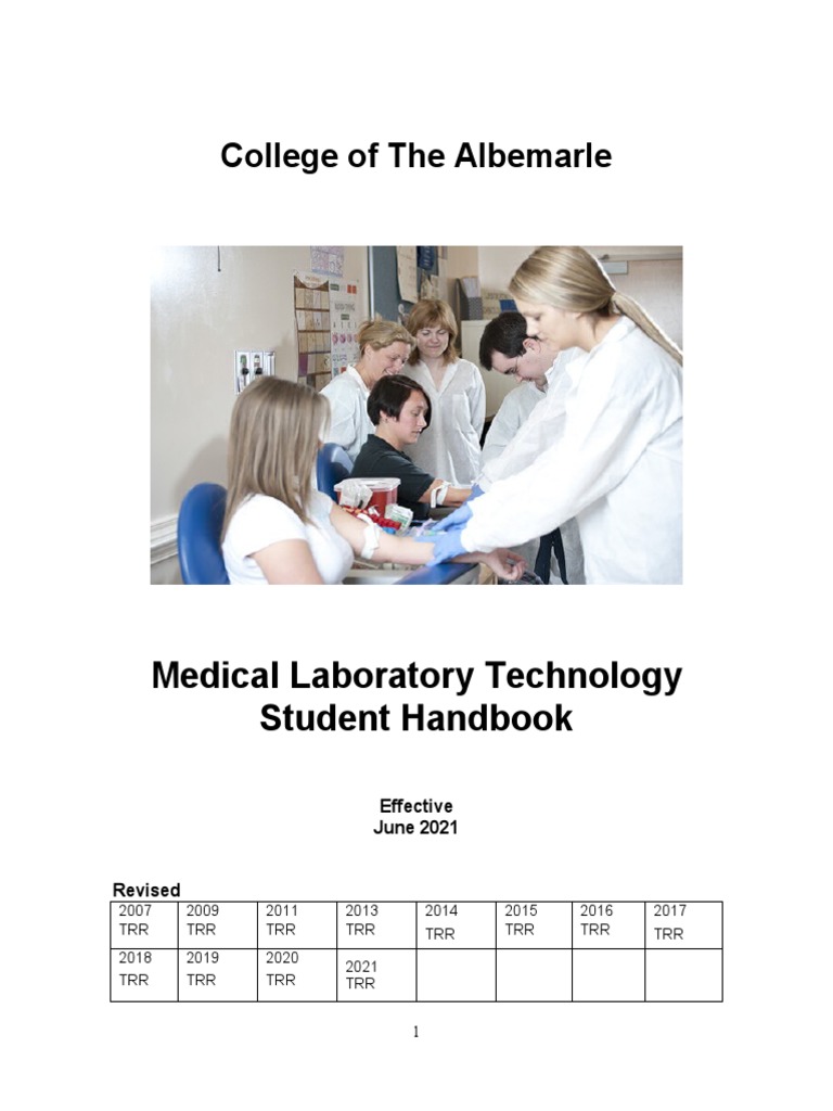 MLT Handbook | PDF | Course Credit | University And College Admission