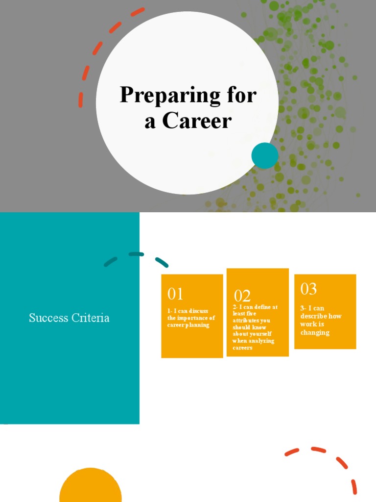 Preparing For A Career | PDF