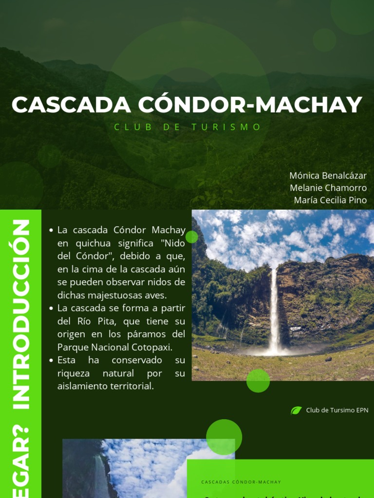 Cascada Cóndor Machay - Grupo 3 | PDF