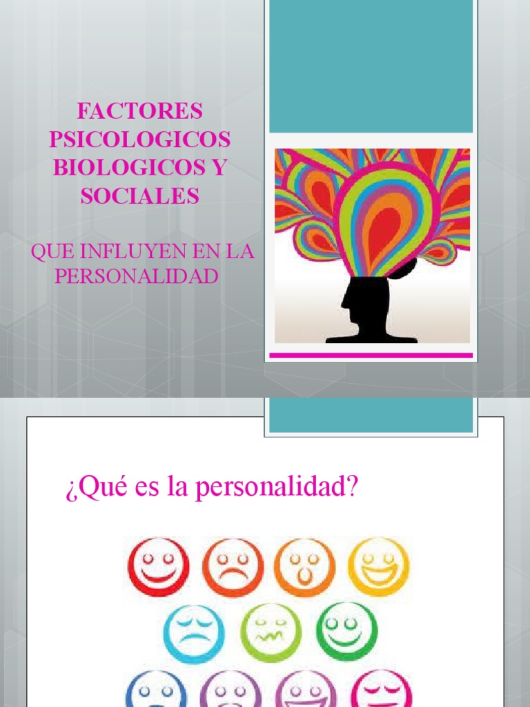 Factores Que Influyen en La Personalidad | PDF