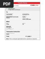 CIMB IBG Transfer Process and Timing | PDF | Debit Card | Personal ...