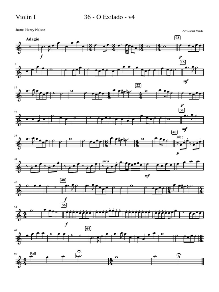 39 - O EXILADO - V04-Violin - I | PDF