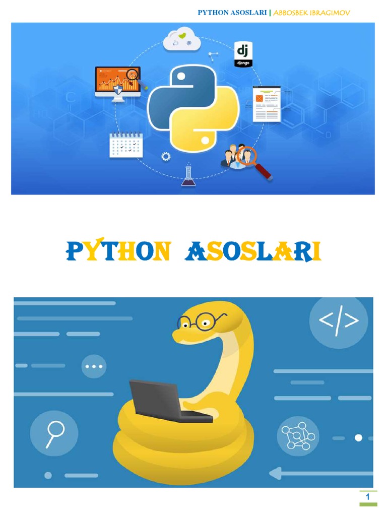 Python Asoslari (O'zbekcha) | PDF