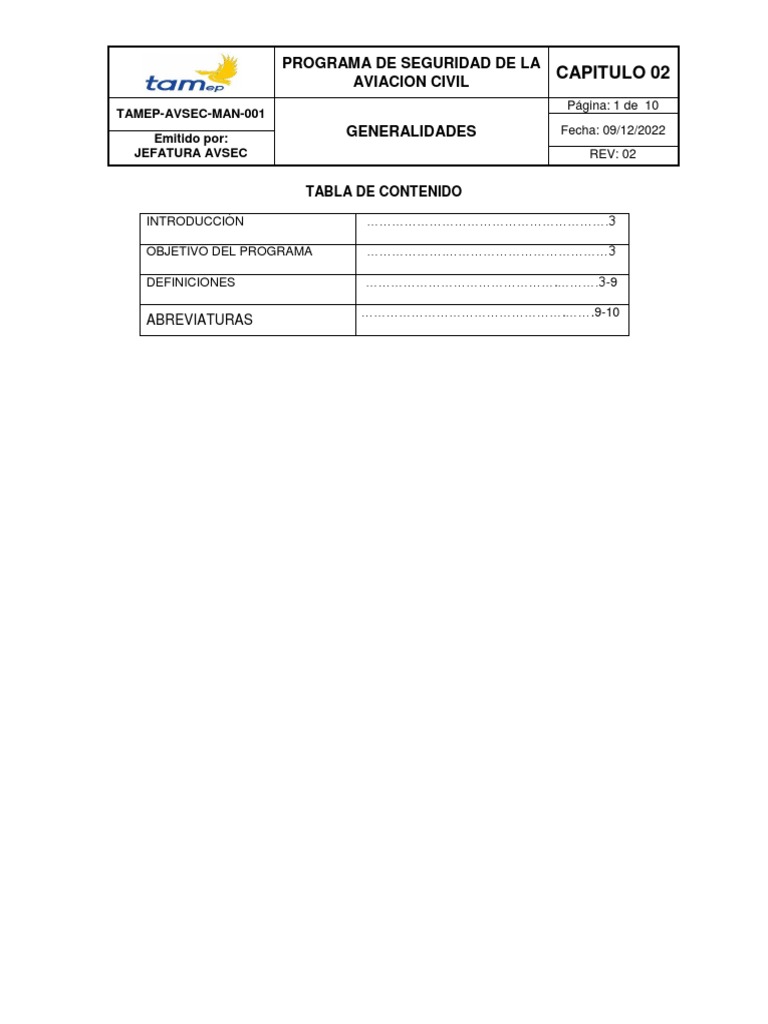 Cap 02 Generalidades Psea 12 2022 | PDF