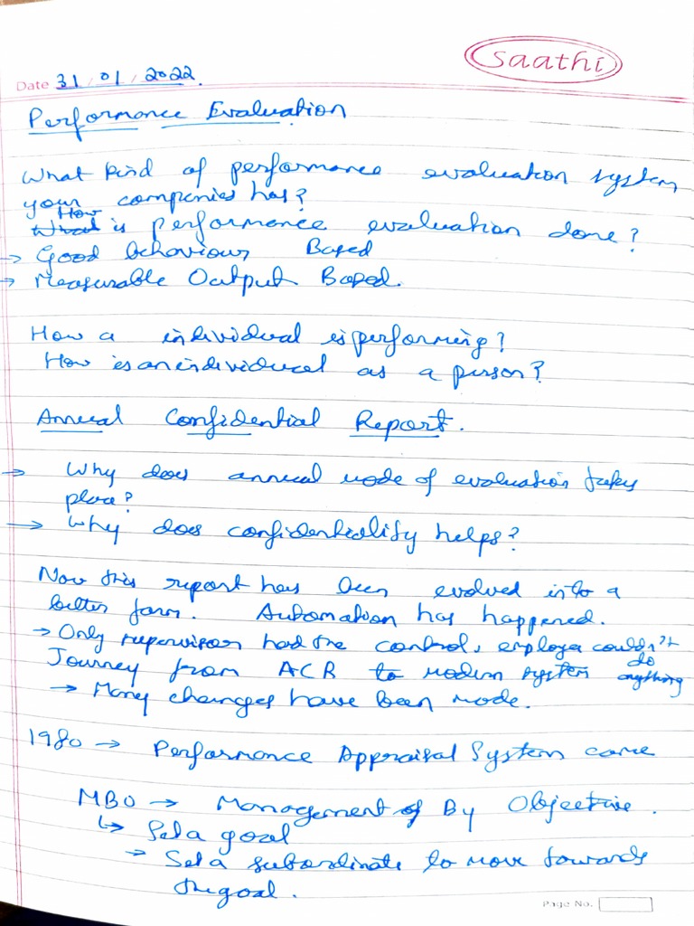 Performance Appraisal System | PDF