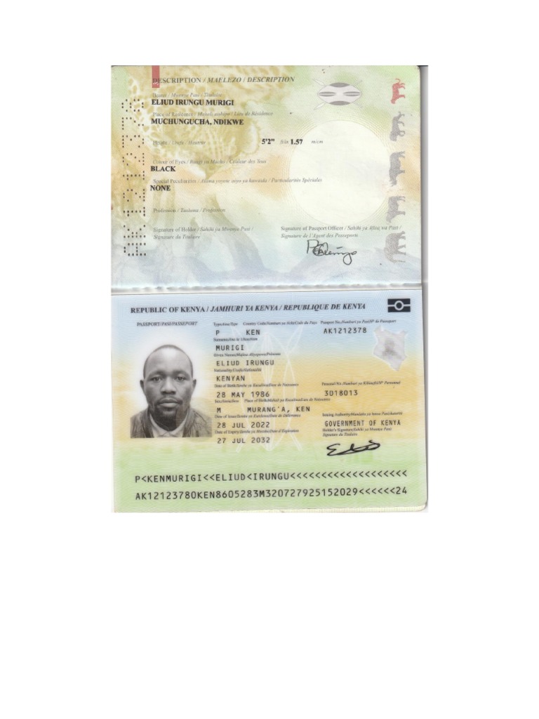 Passport Eliud | PDF