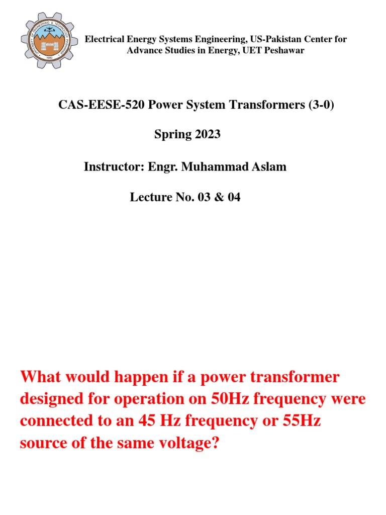 Lecture No 03 & 04 | PDF | Transformer | Capacitor Lecture No 03 & 04 | PDF | Transformer | Capacitor