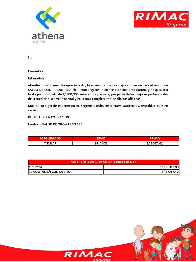 Rimac Salud de Oro Plan Red Preferente84 | PDF | Lima | Hospital