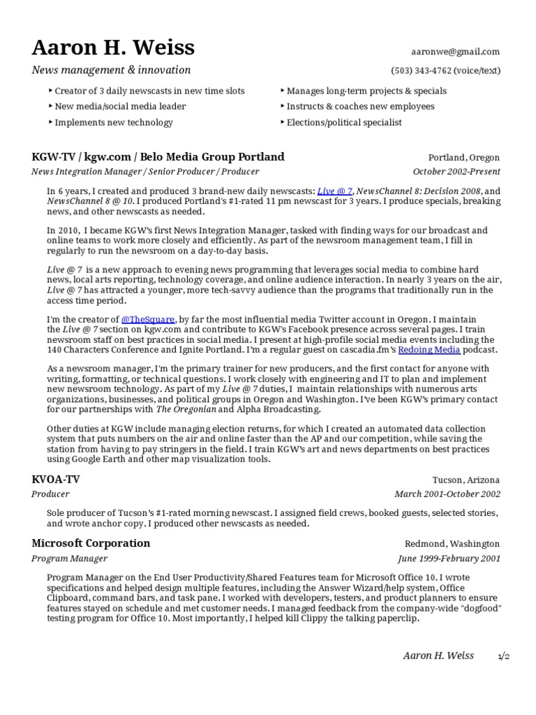 News Management & Innovation Expert | PDF | News Broadcasting | Social ...