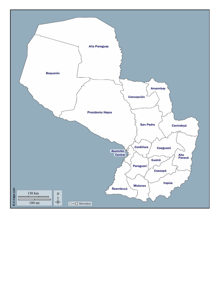 Mapa Del Paraguay | PDF