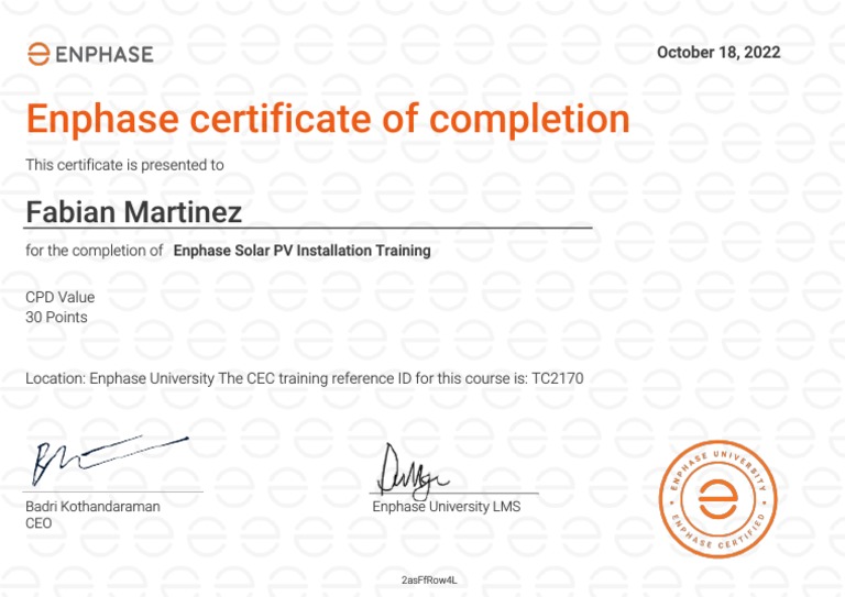 Enphase Solar PV Installation Training | PDF
