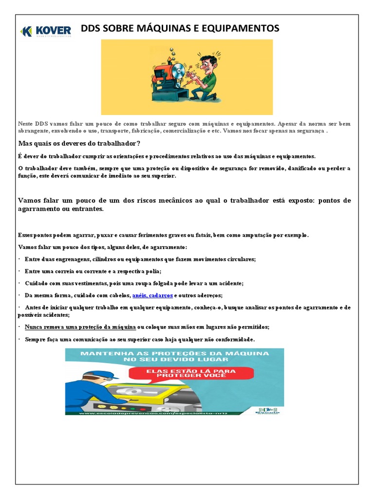 DDS Sobre Máquinas e Equipamentos | PDF | Computadores