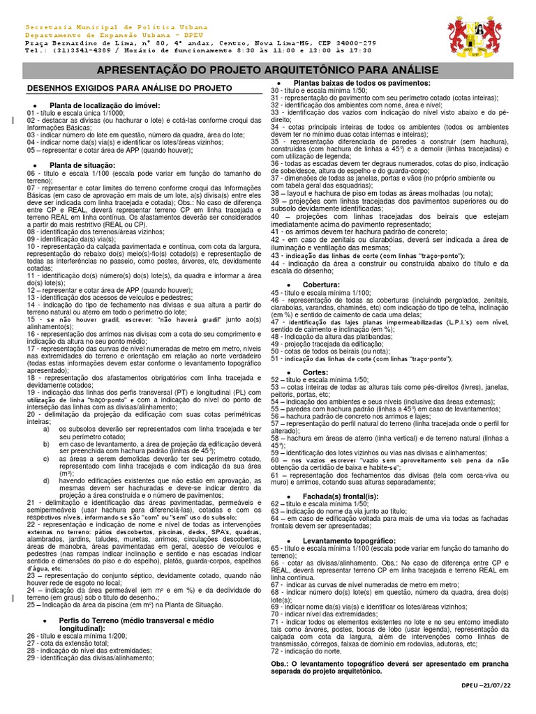 Anexo 1 - ROTEIRO PMNL | PDF