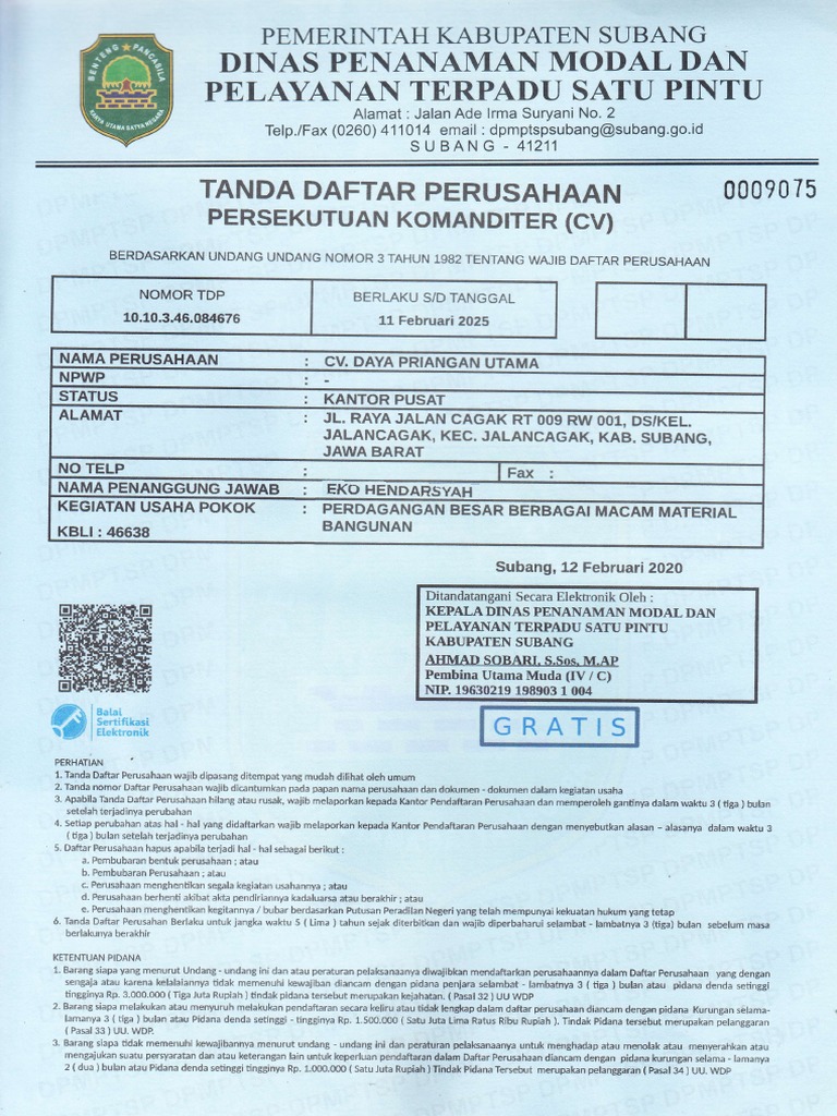 TDP 46638 | PDF