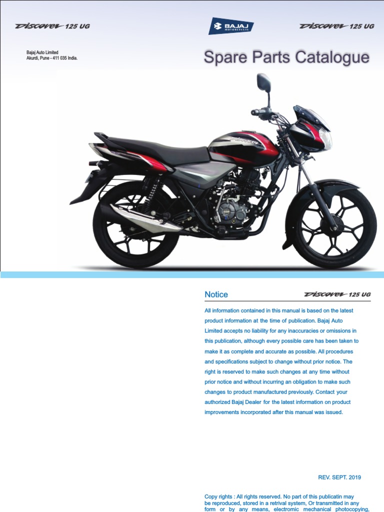 Discover 125 Ug Cbs (2021-Actual) | PDF