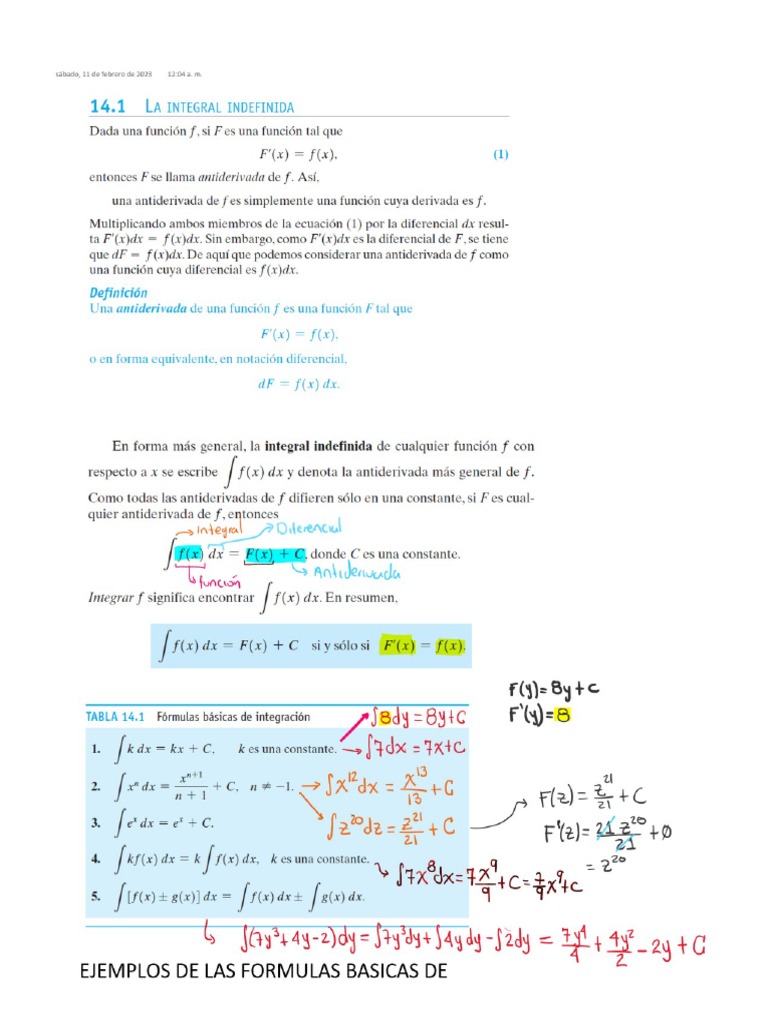 INTEGRALES | PDF