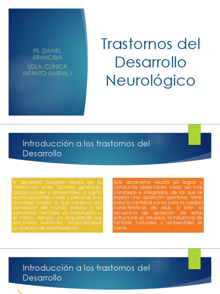 Unidad II. Trastornos Del Neurodesarrollo | PDF