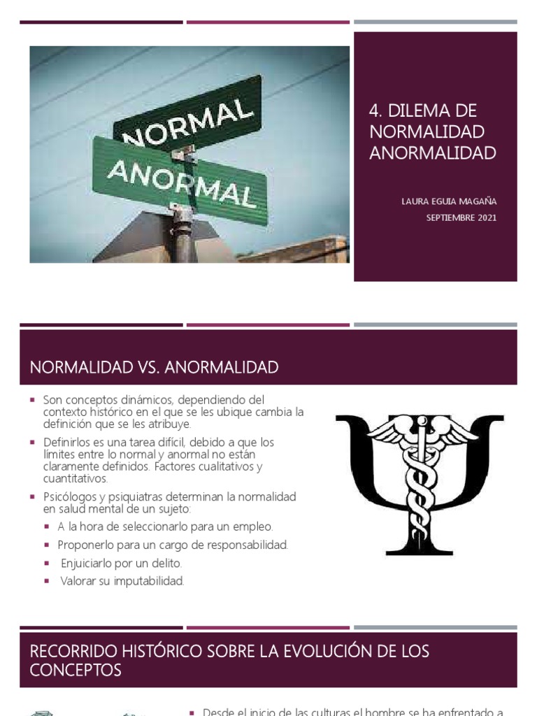 Normalidad y Anormalidad | PDF