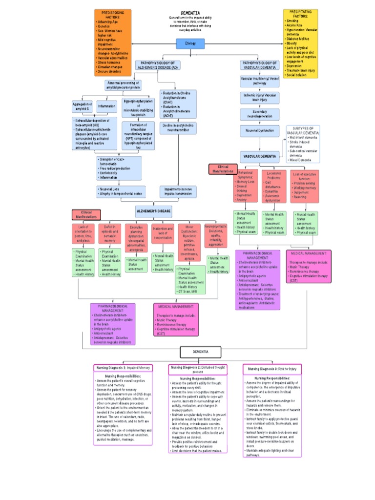 MUGOT- DEMENTIA CONCEPT MAP - Page 3 (2) | PDF | Dementia | Alzheimer's ...