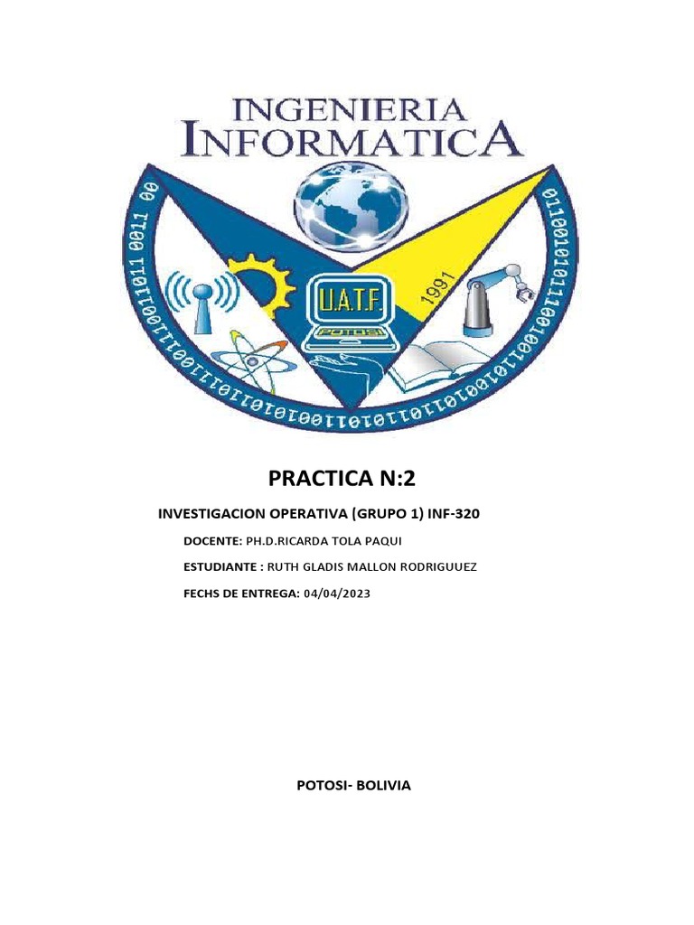 Caratula Informatica1 | PDF | Crecimiento personal y profesional