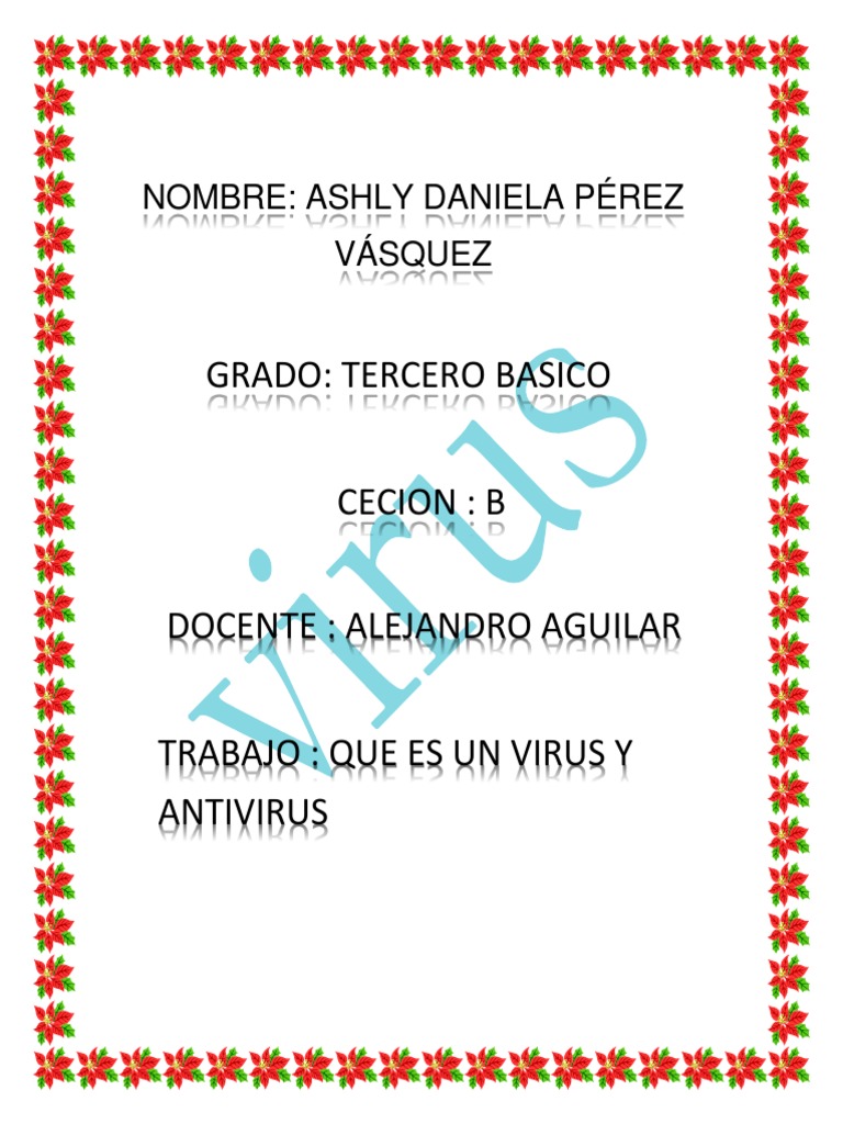 Informacion Sobre Antivirus y Virus | PDF | Software antivirus | Virus ...