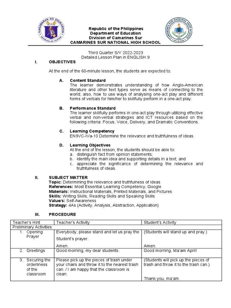 Truthfulness and Relevance in Ideas | PDF | Relevance | Truth