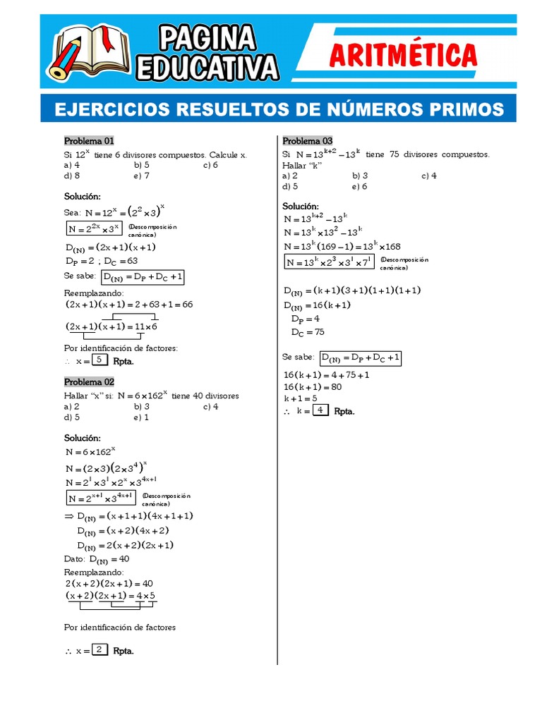 Numeros Primos | PDF