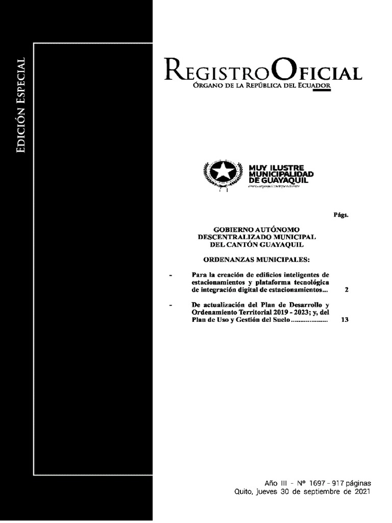 Guayaquil Act Pdot Pugs 2019 2023 | PDF